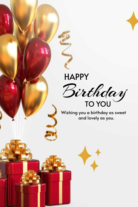 Happy birthday poster template 2024 | PosterMyWall