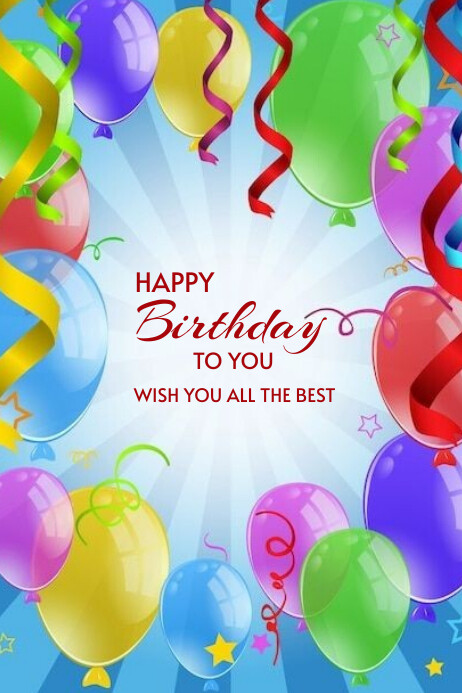 Happy Birthday Poster Template 2024 | PosterMyWall