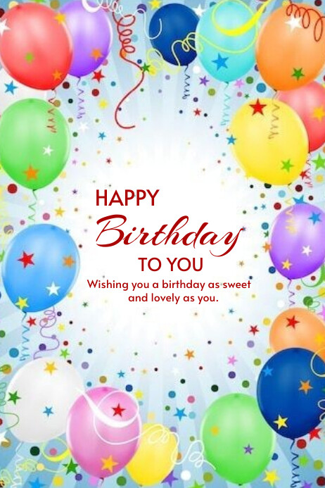 Happy birthday poster template 2024 | PosterMyWall