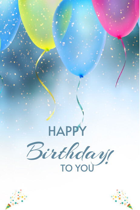 Happy birthday poster template 2024 | PosterMyWall