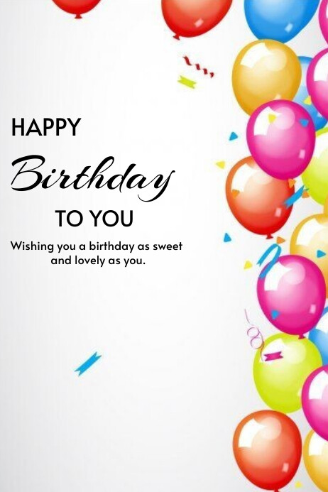 Happy birthday poster template 2024 | PosterMyWall