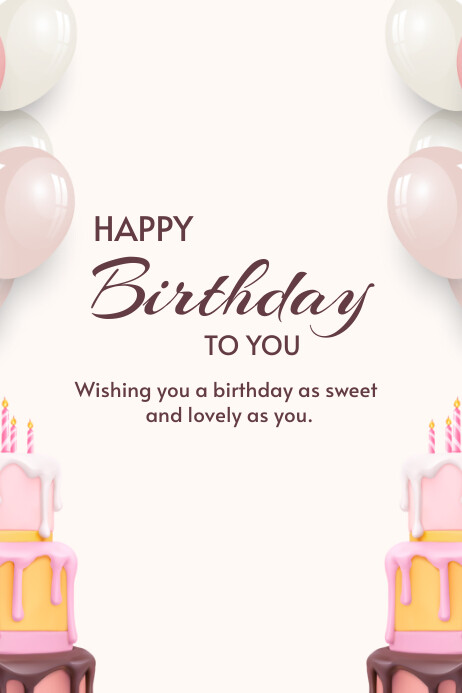 Happy birthday poster template 2024 | PosterMyWall