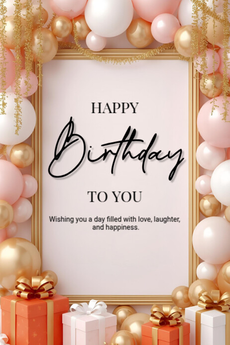 Happy Birthday Poster Template 2025 | PosterMyWall