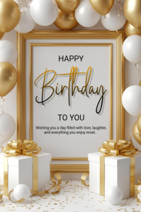 Happy Birthday Poster Template | PosterMyWall
