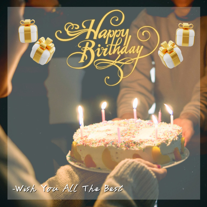Happy Birthday Poster Template | PosterMyWall