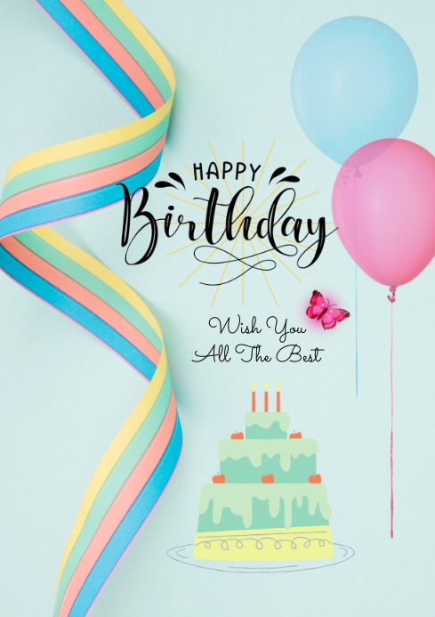 Happy Birthday Poster Template | PosterMyWall