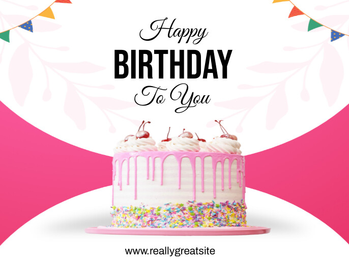 Happy Birthday Presentation Template | PosterMyWall