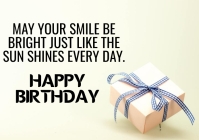 HAPPY BIRTHDAY QUOTE TEMPLATE | PosterMyWall