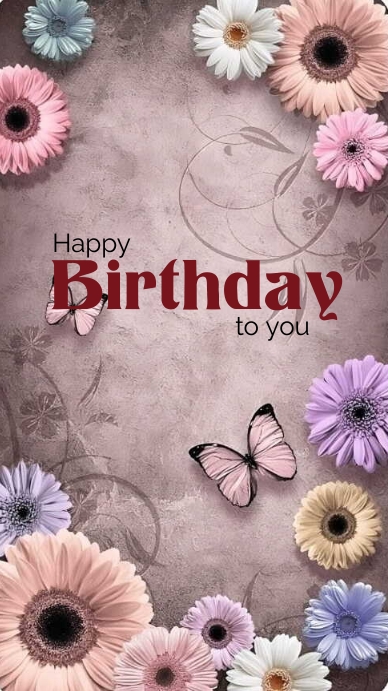 HAPPY BIRTHDAY STATUS | PosterMyWall