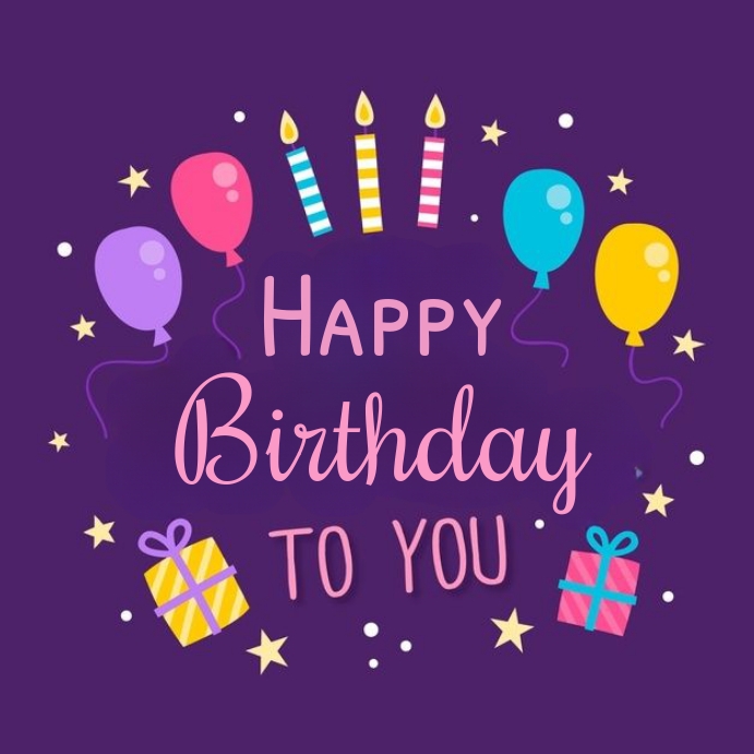 Copy of HAPPY BIRTHDAY STATUS | PosterMyWall