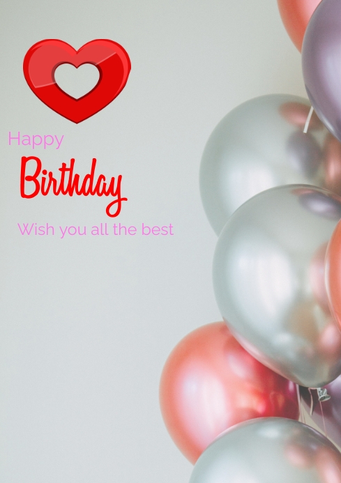 Happy birthday stickers Template | PosterMyWall