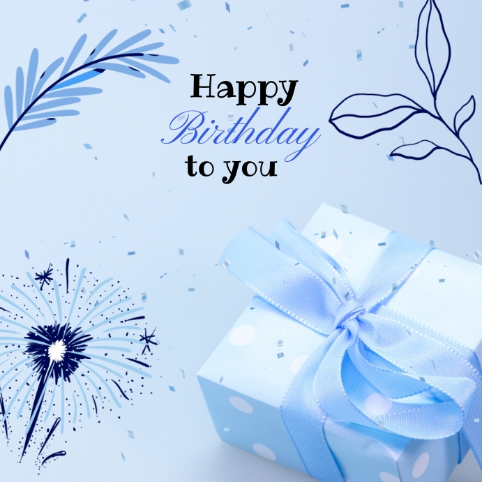 Happy birthday stickers Template | PosterMyWall