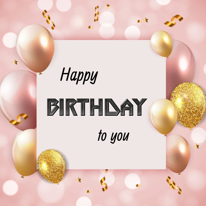 Happy birthday stickers Template | PosterMyWall