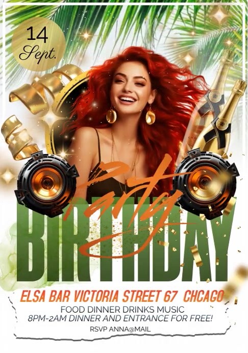 happy birthday template (12) | PosterMyWall