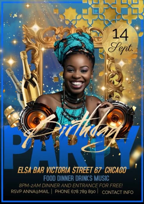 happy birthday template (12) | PosterMyWall