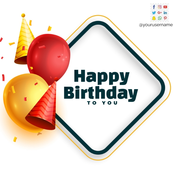 Happy birthday template 2023 | PosterMyWall
