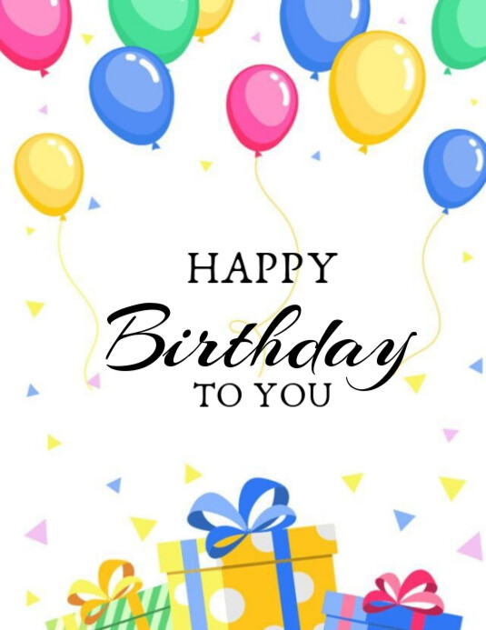Happy birthday template 2024 | PosterMyWall