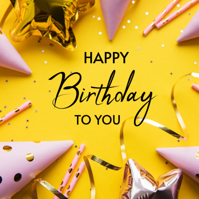 Happy birthday template 2024 | PosterMyWall