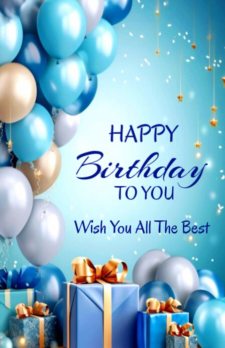 Happy Birthday Template 2024 | PosterMyWall