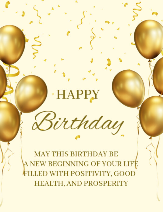 Happy birthday template 2025 | PosterMyWall