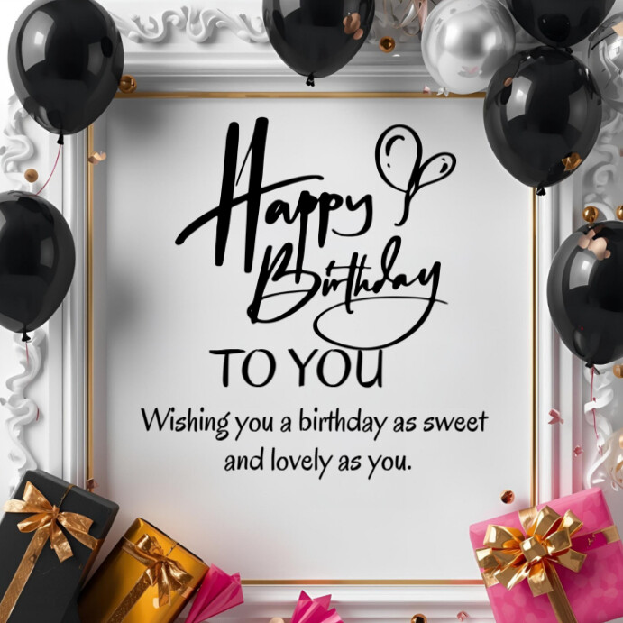 Happy Birthday Template 2025 | PosterMyWall