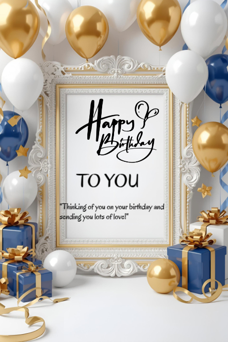 Happy Birthday Template 2025 | PosterMyWall