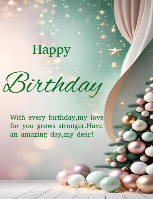 Happy birthday template 2025 | PosterMyWall