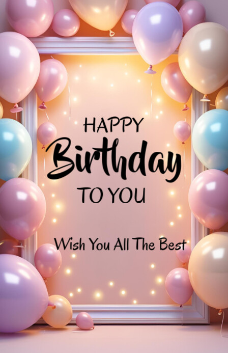 Happy birthday template 2025 | PosterMyWall