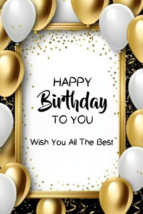 Happy birthday template 2025 | PosterMyWall