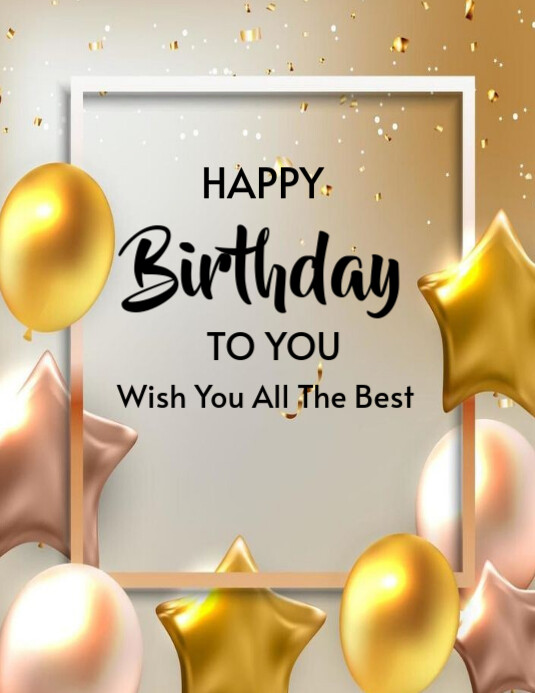 Happy birthday template 2025 | PosterMyWall