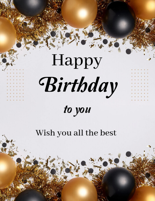 Happy birthday template 2025 | PosterMyWall
