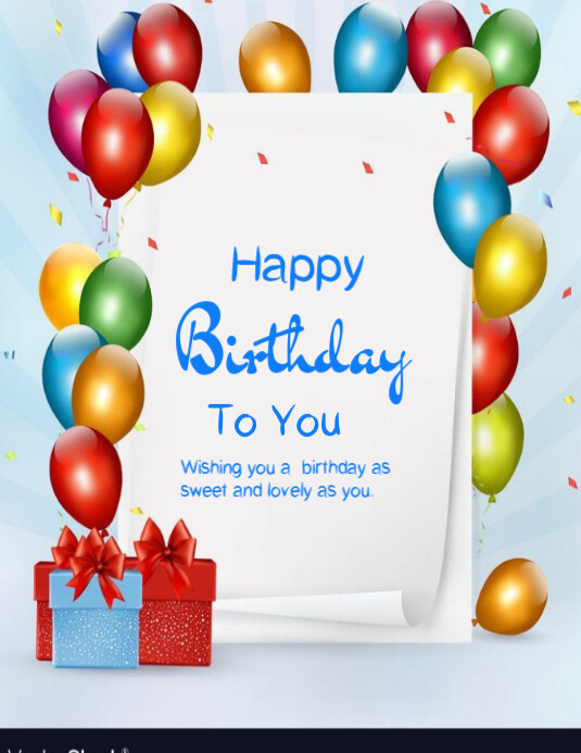 Happy birthday template 2025 | PosterMyWall