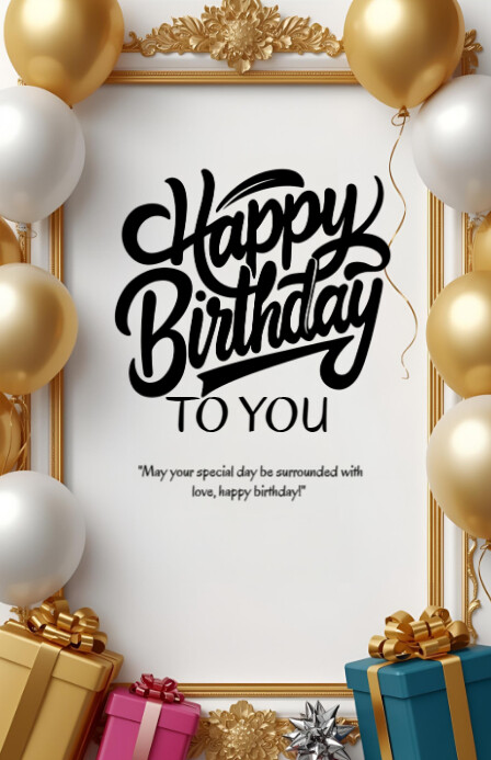Happy birthday template 2025 | PosterMyWall