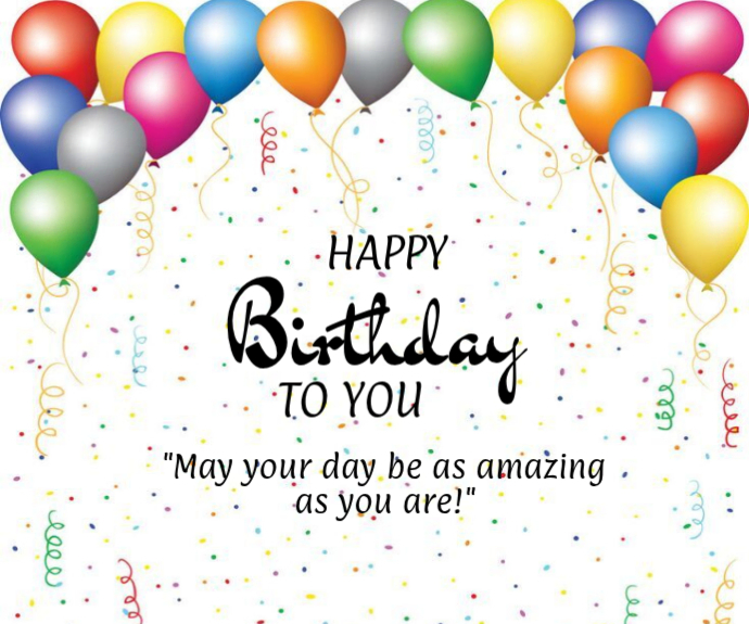 Happy birthday template 2025 | PosterMyWall
