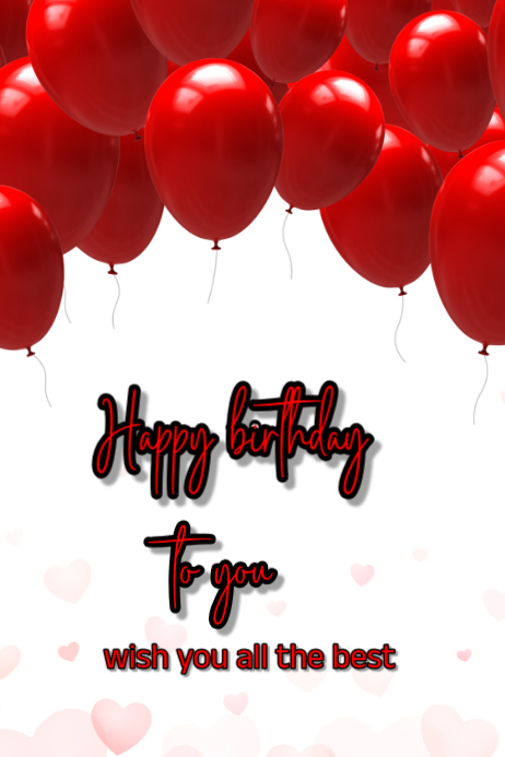 Happy birthday template 2025 | PosterMyWall