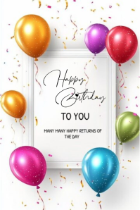 Happy birthday template 2025 | PosterMyWall