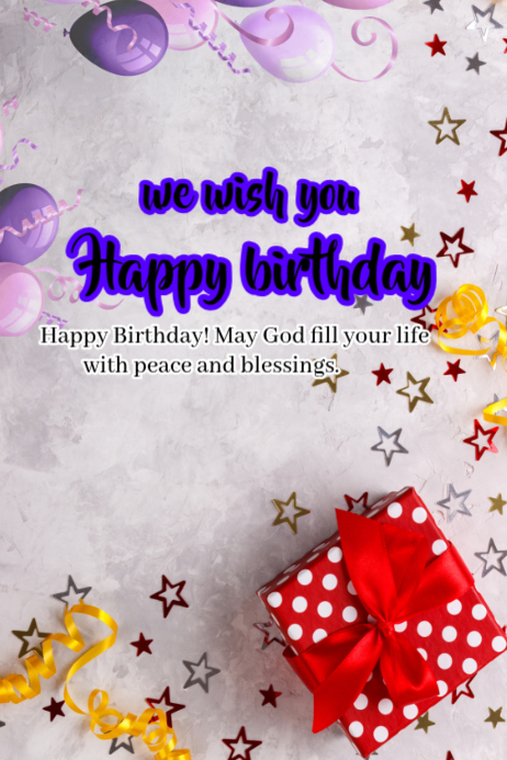 Happy birthday template 2025 | PosterMyWall