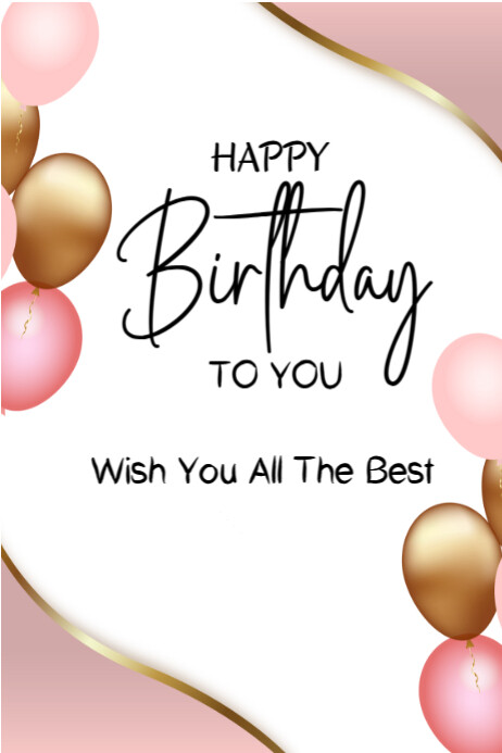 Happy Birthday template 2025 | PosterMyWall