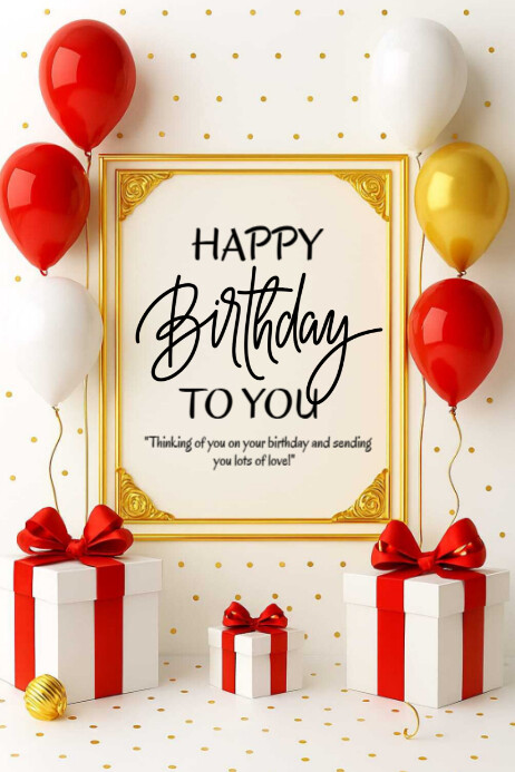 Happy Birthday Template 2025 | PosterMyWall