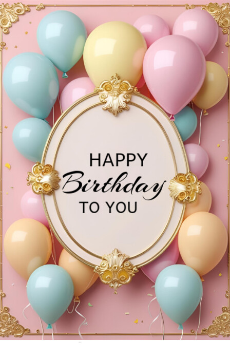 Happy birthday template 2025 | PosterMyWall