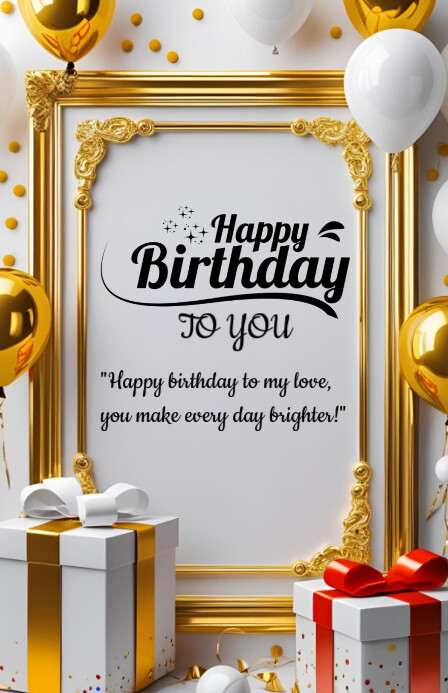 Happy Birthday Template 2025 | PosterMyWall