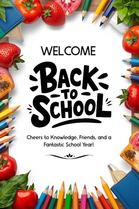 Back to school template 2025 | PosterMyWall