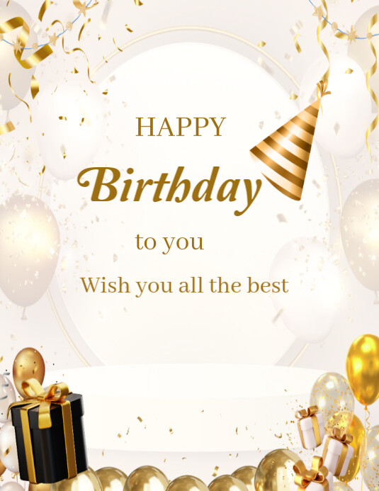 Happy birthday template 2025 | PosterMyWall