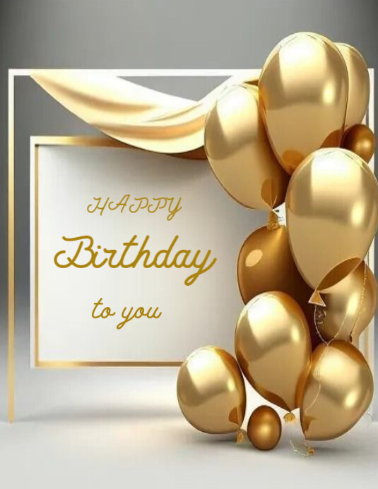 Happy birthday template 2025 | PosterMyWall