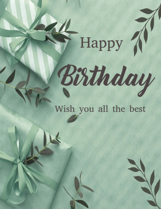 Happy birthday template 2025 | PosterMyWall