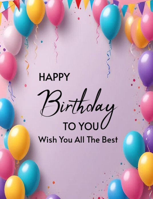 Happy birthday template 2025 | PosterMyWall