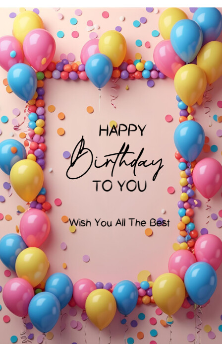 Happy birthday template 2025 | PosterMyWall