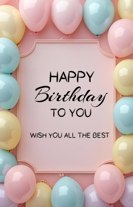 Happy birthday template 2025 | PosterMyWall