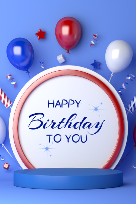 Copy of Happy birthday template 2025 | PosterMyWall