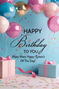 Happy birthday template 2025 | PosterMyWall